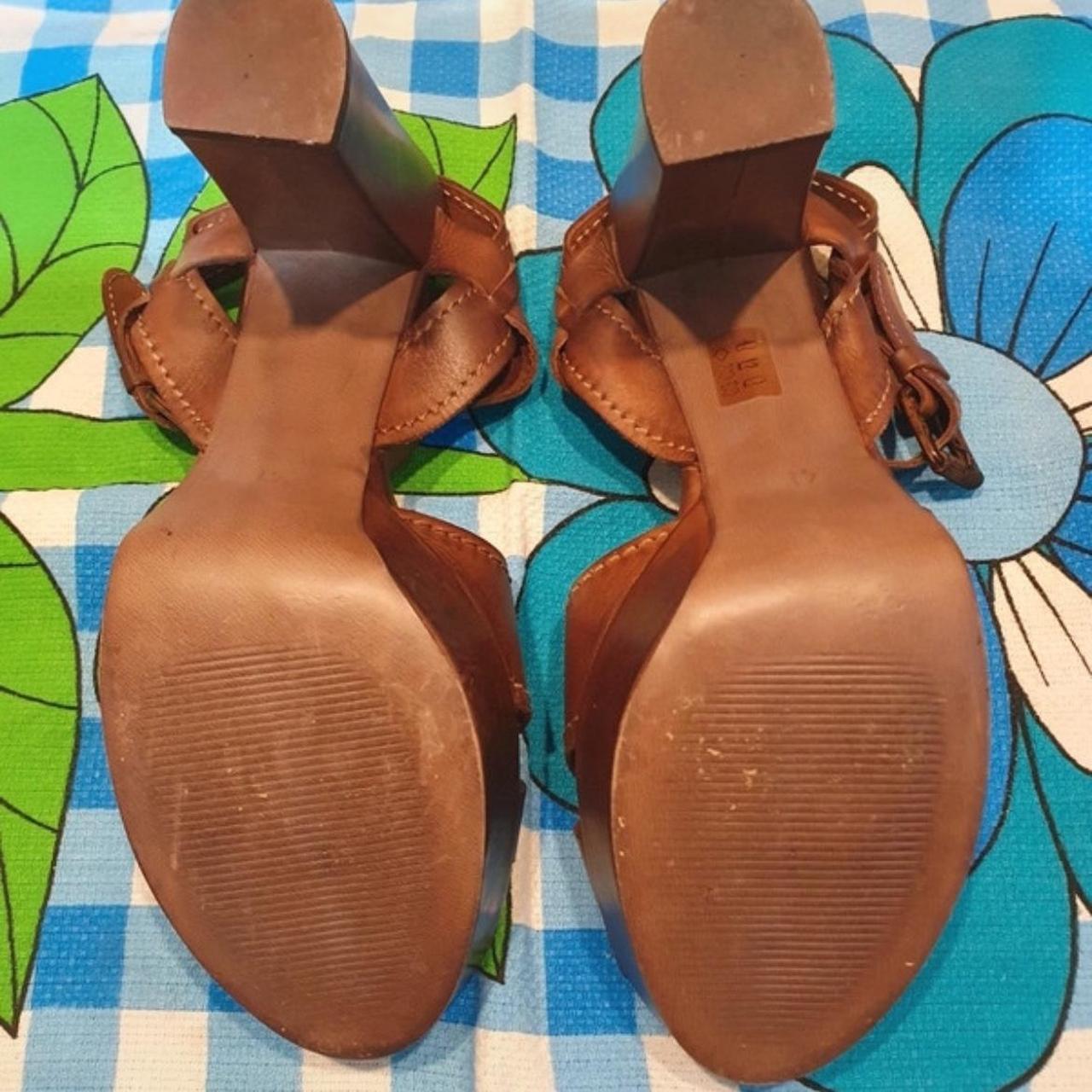 Vintage 1974 Bertie leather platforms heels There... - Depop