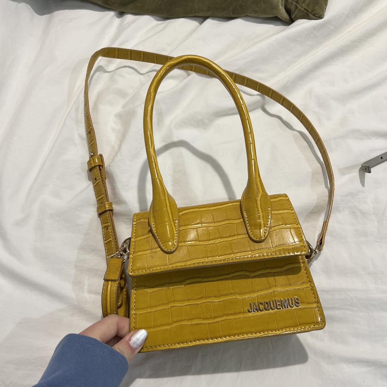 Super cute yellow going out bag MESSAGE before buying - Depop