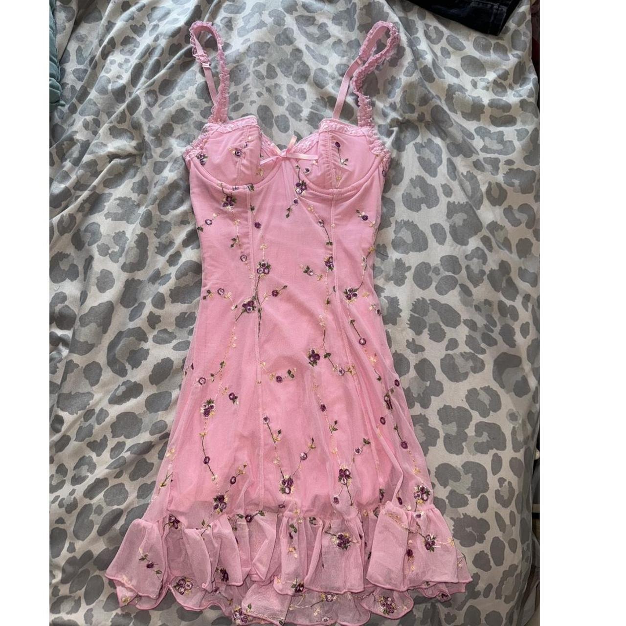 Super pretty pink dollskill dress 💞💞 size XS - Depop