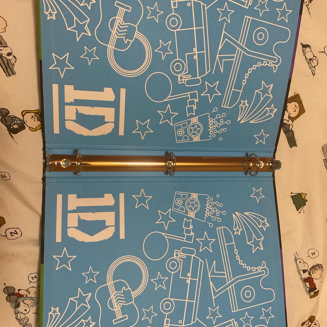 vintage one direction paper binder, made in 2013.... - Depop