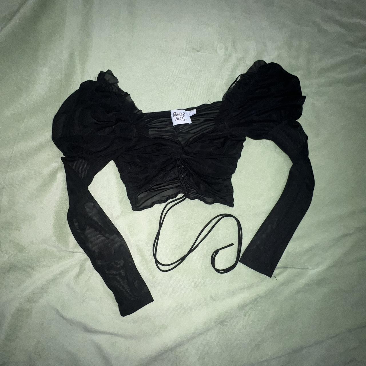 Princess Polly crop! Mesh arms/back Never worn-no... - Depop