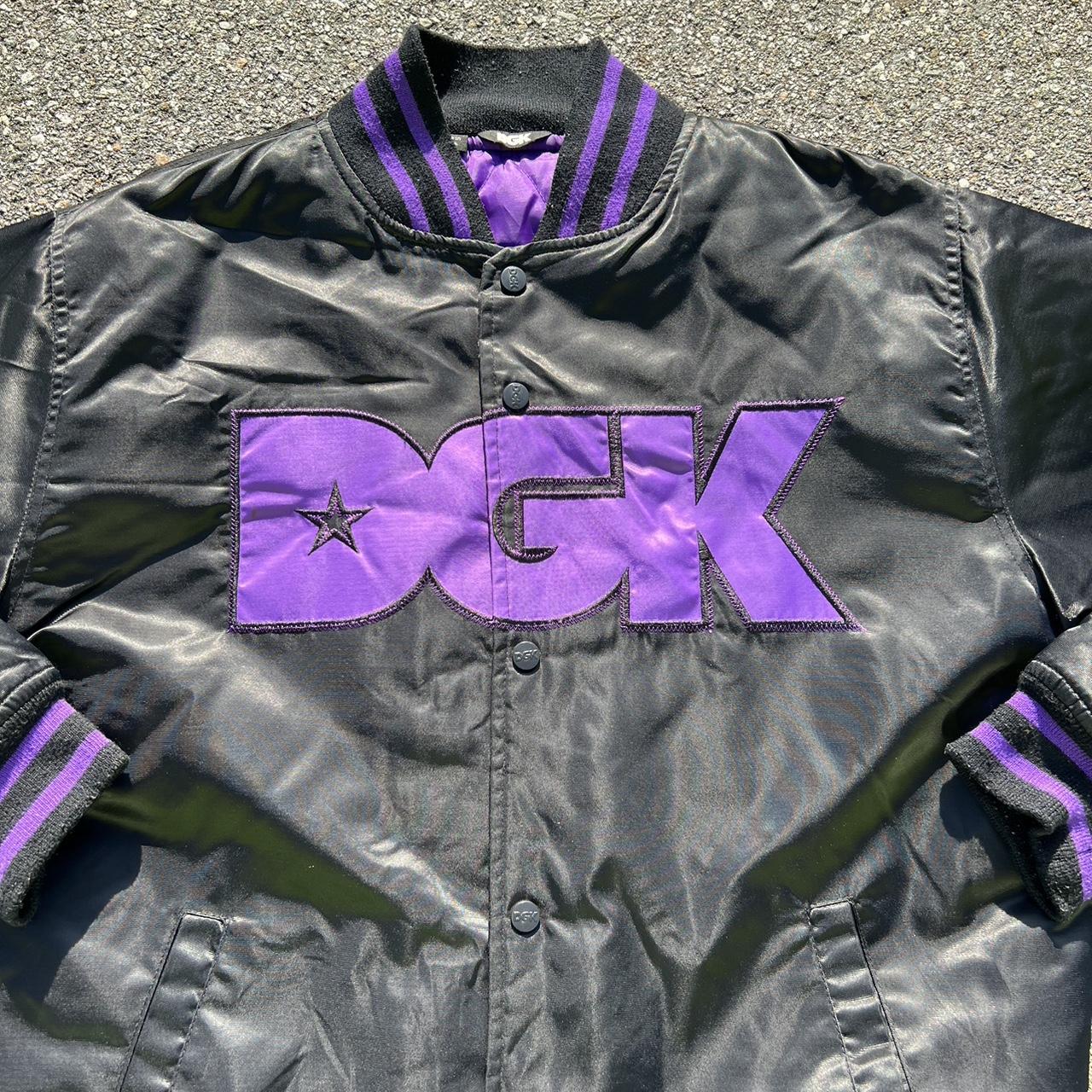 DGK satin puffy jacket Size... - Depop