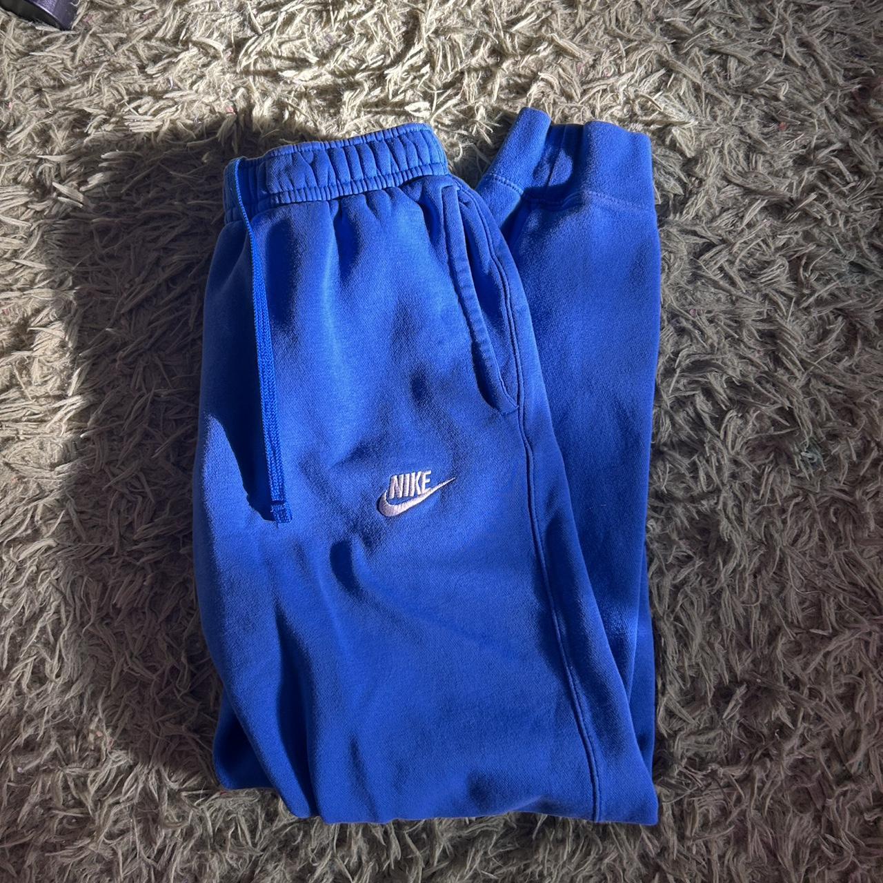 Nike blue sweatpants #sweatpants - Depop