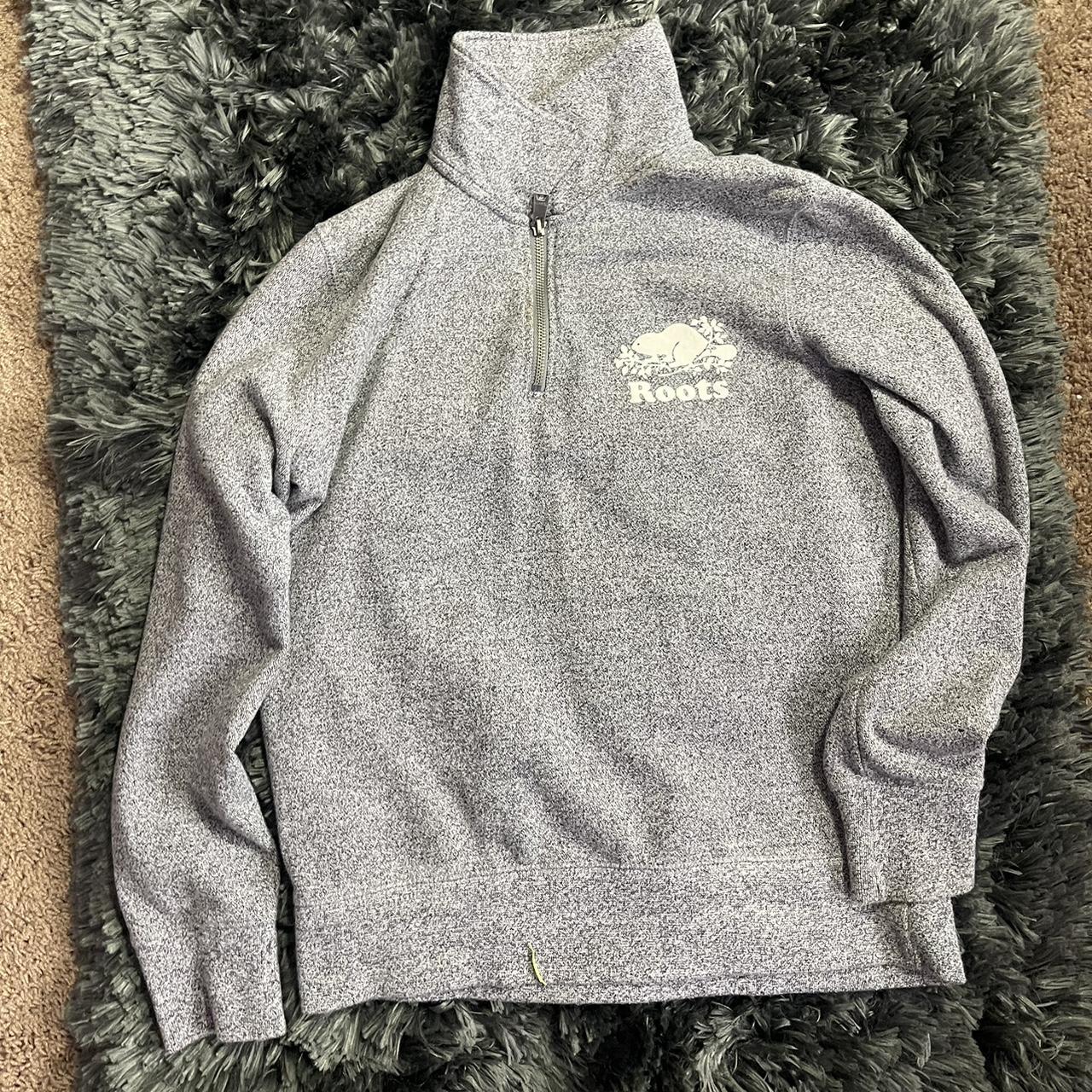 ROOTS QUARTER ZIP a classic piece, it’s SO comfy,... - Depop
