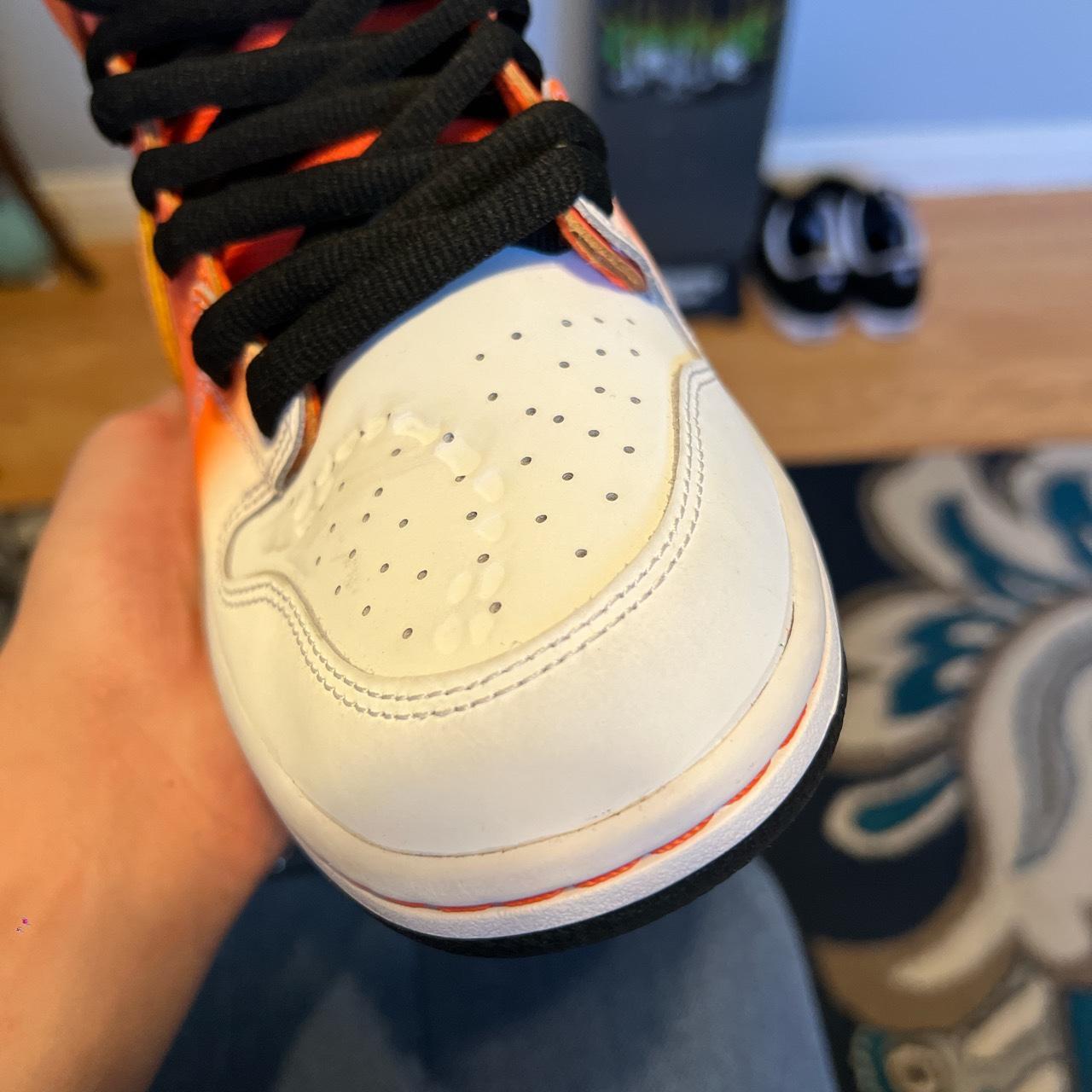 Nike SB candy corn Dunks size 10 1/2 worn once comes... - Depop