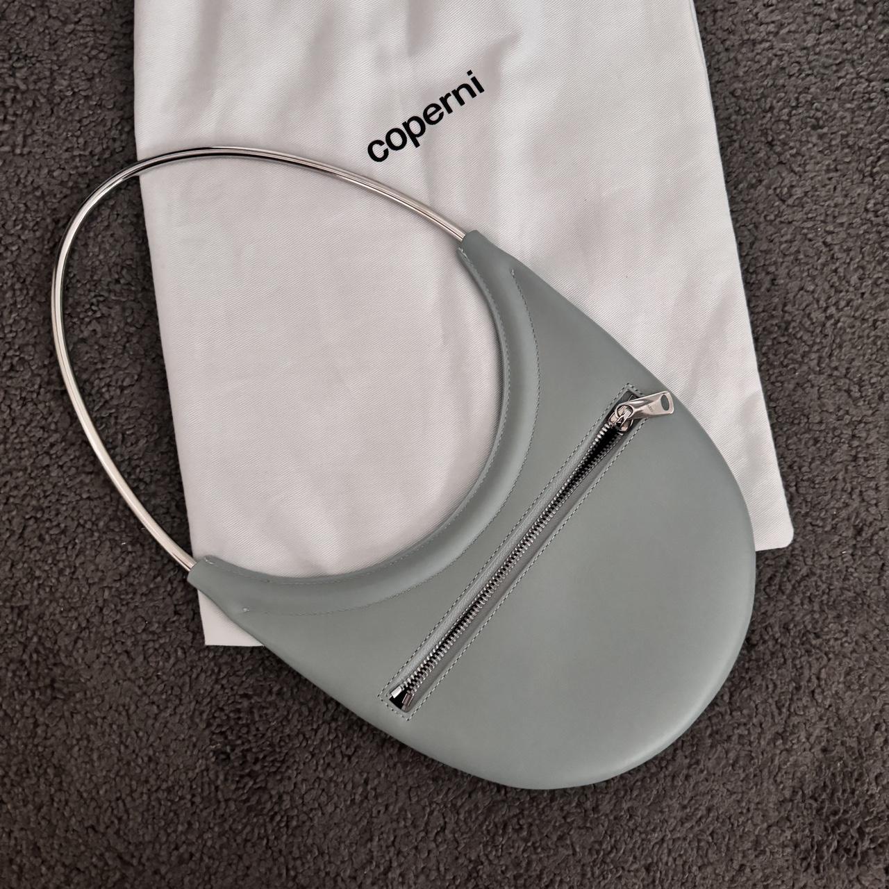 Coperni Ring Swipe Logo Plaque Shoulder Bag Pale... - Depop