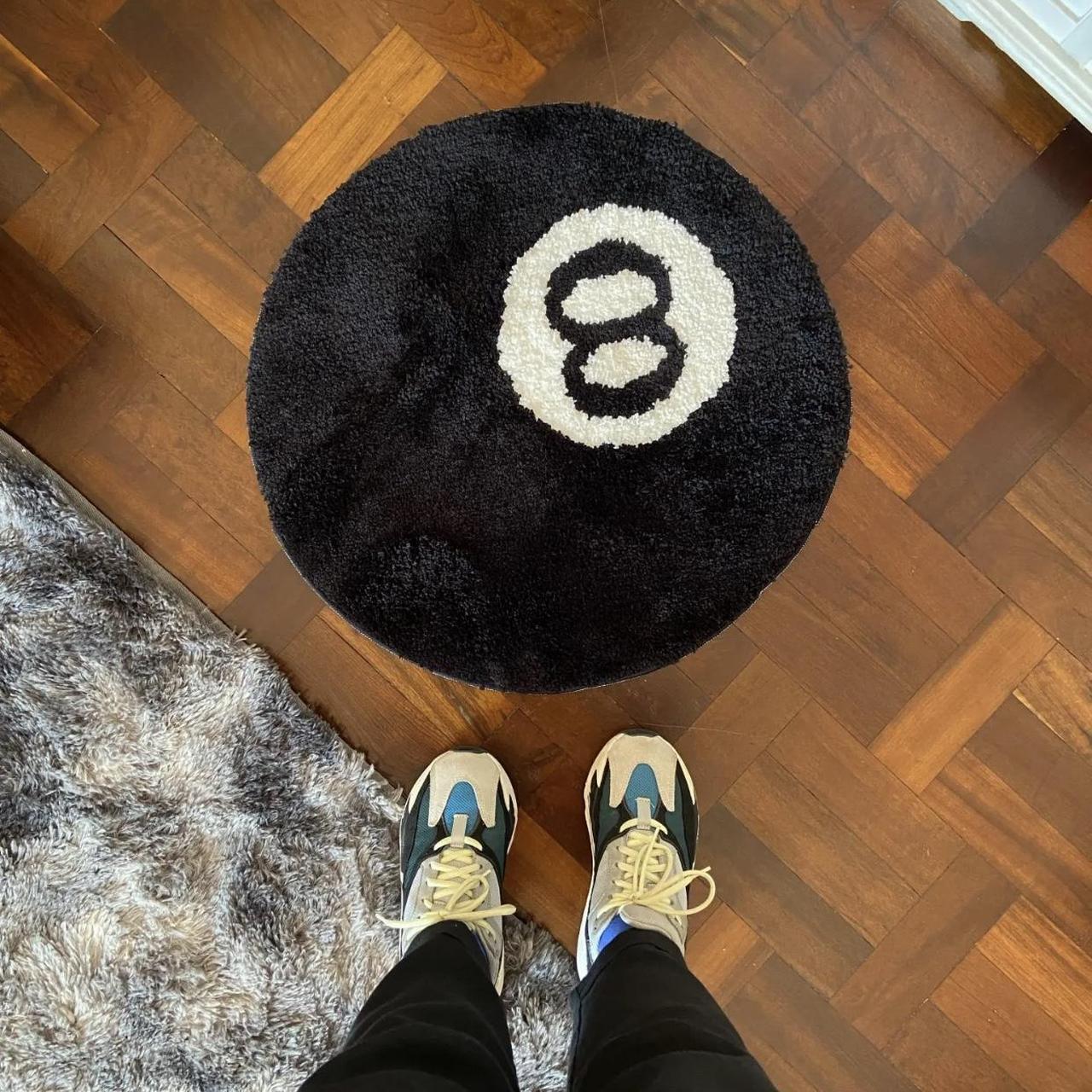 8 ball rug 🎱 Stussy inspired Free shipping// same... - Depop