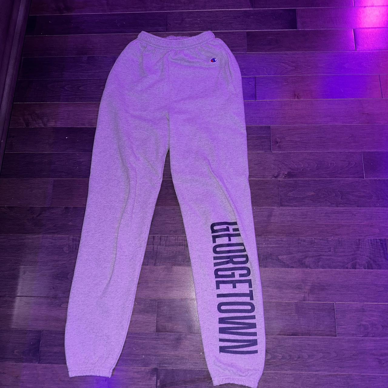 Georgetown champion college sweatpants - Depop
