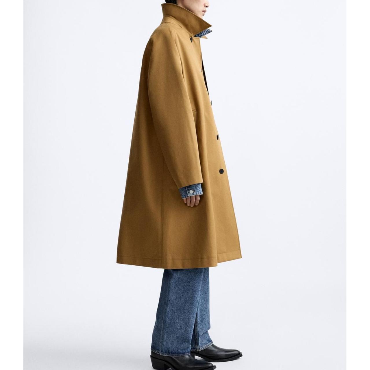 Zara X STUDIO NICHOLSON OVERSIZE COTTON TRENCH COAT... - Depop