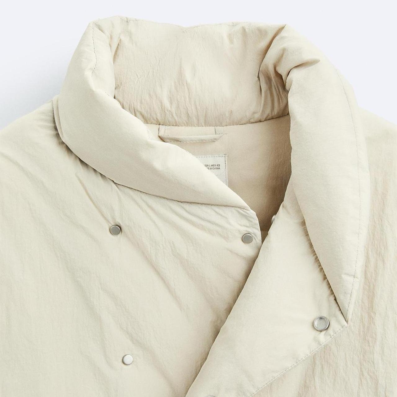 Zara x Studio Nicholson Unisex Down puffer jacket... - Depop