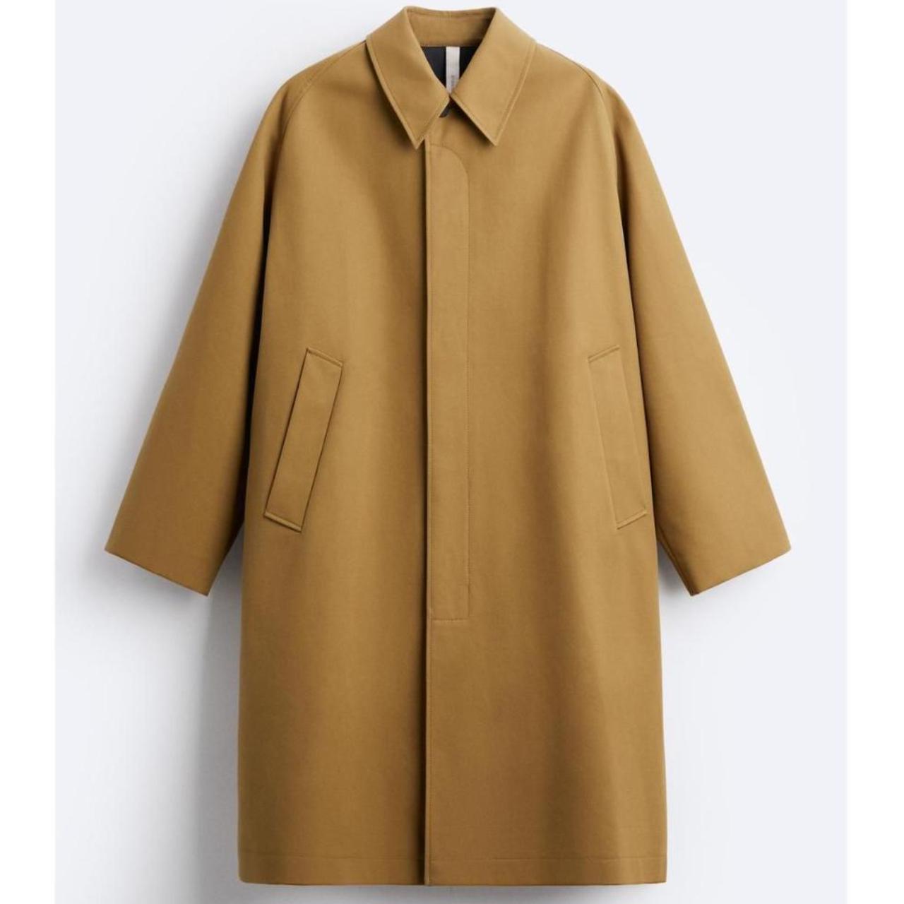 Zara X STUDIO NICHOLSON OVERSIZE COTTON TRENCH COAT... - Depop
