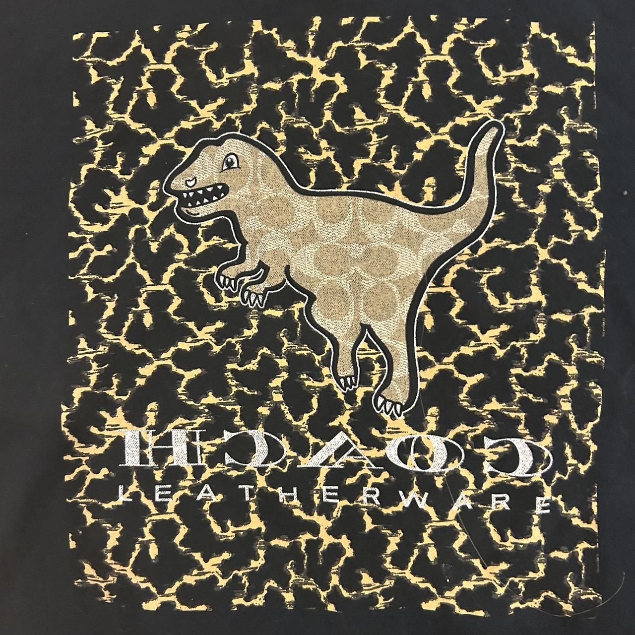 Coach Rexy Logo Shirt with Backwards Text... - Depop