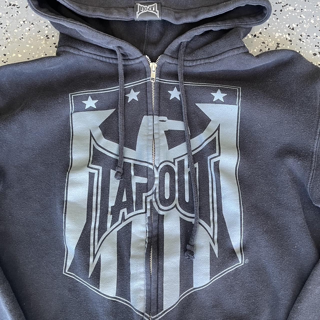 Perfect condition “Tapout” zip up 😻😻 #tapout... - Depop