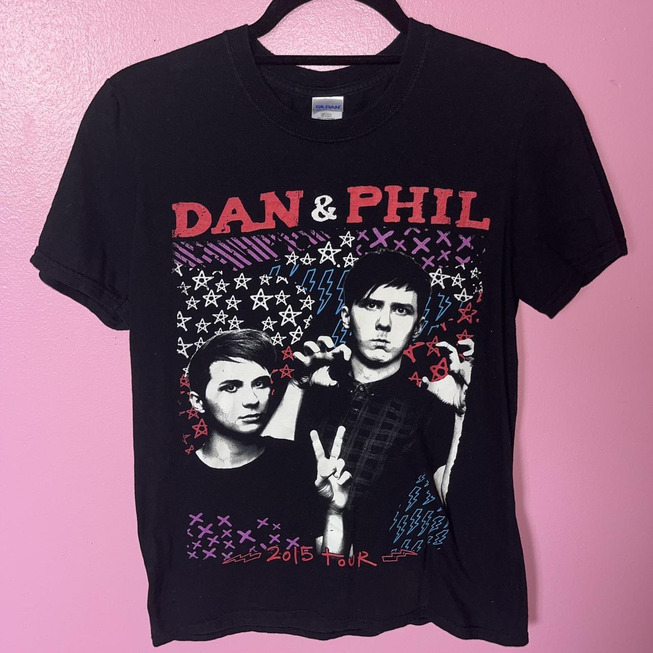 dan and phil tour t-shirt for tatinof the amazing... | Depop