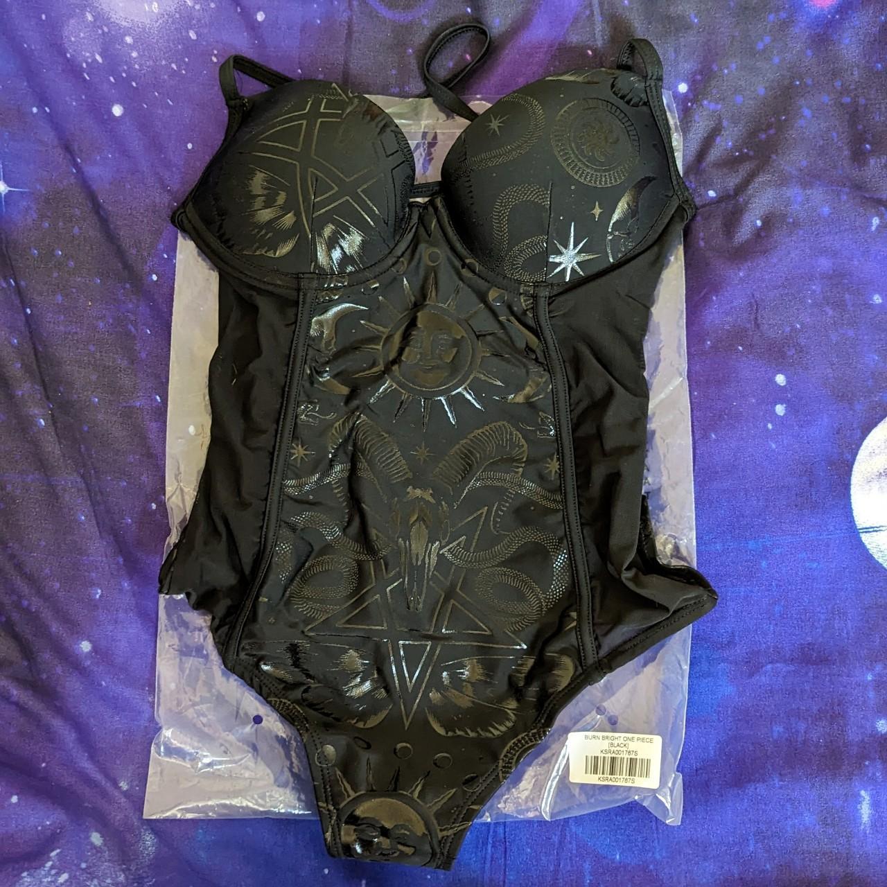 Burn Bright One Piece Bathing Suit - Killstar New... - Depop