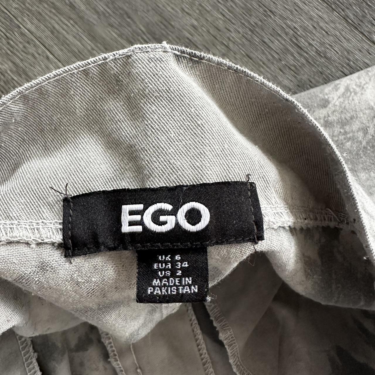 Ego grey wash cargos Uk 6 £30 Paid £55 Excellent... - Depop