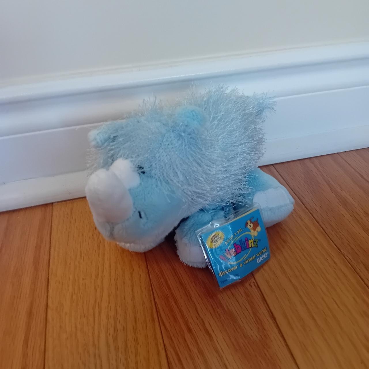NWT Y2k Ganz Webkinz Blue Rhino Rhinoceros Retired... | Depop
