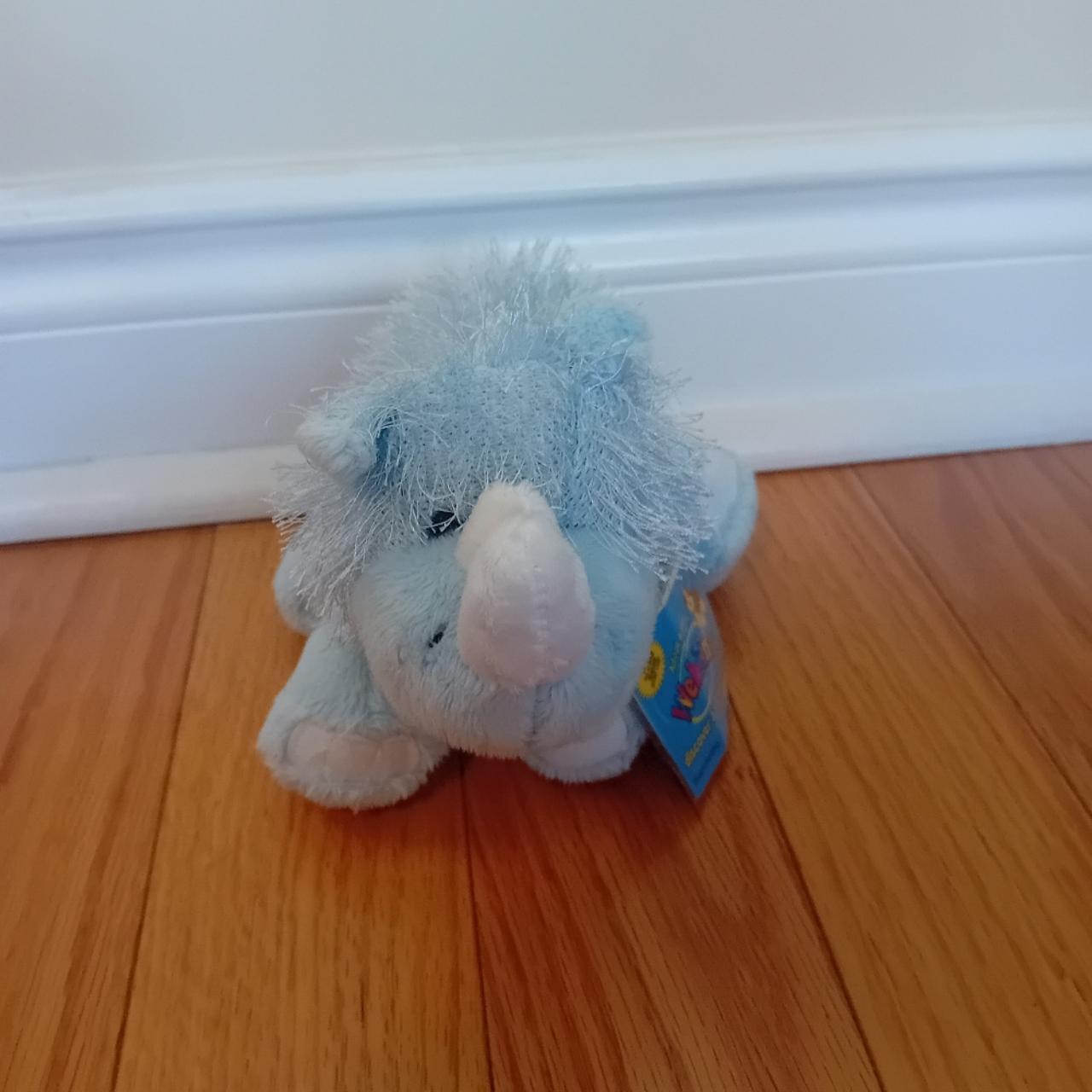 NWT Y2k Ganz Webkinz Blue Rhino Rhinoceros Retired... | Depop