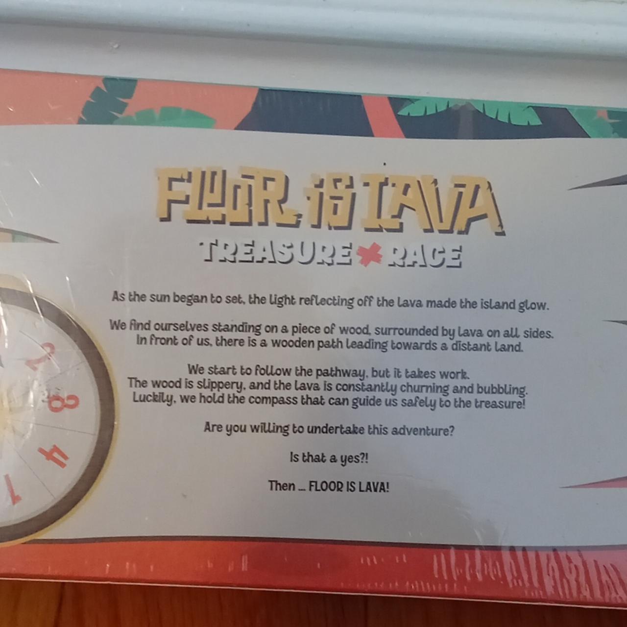 New BNIB Sealed The Floor Is Lava Treasure Race... | Depop