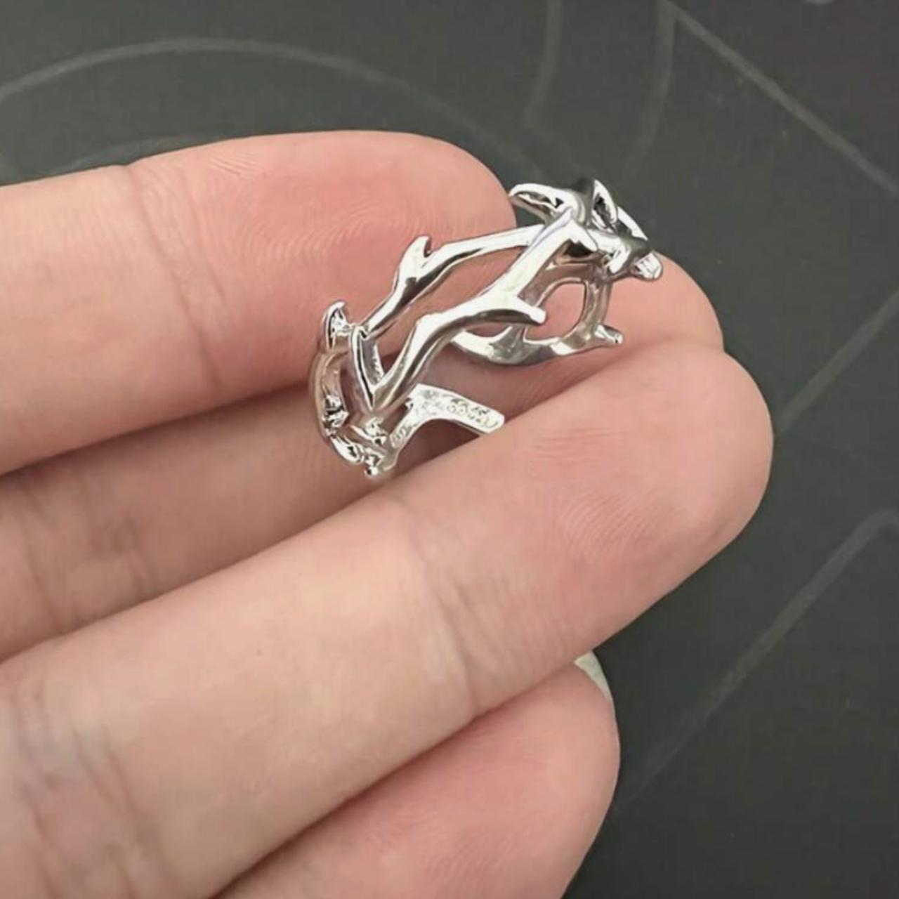 Y2k Mens Ring Ring is Stainless steal Ring is... - Depop