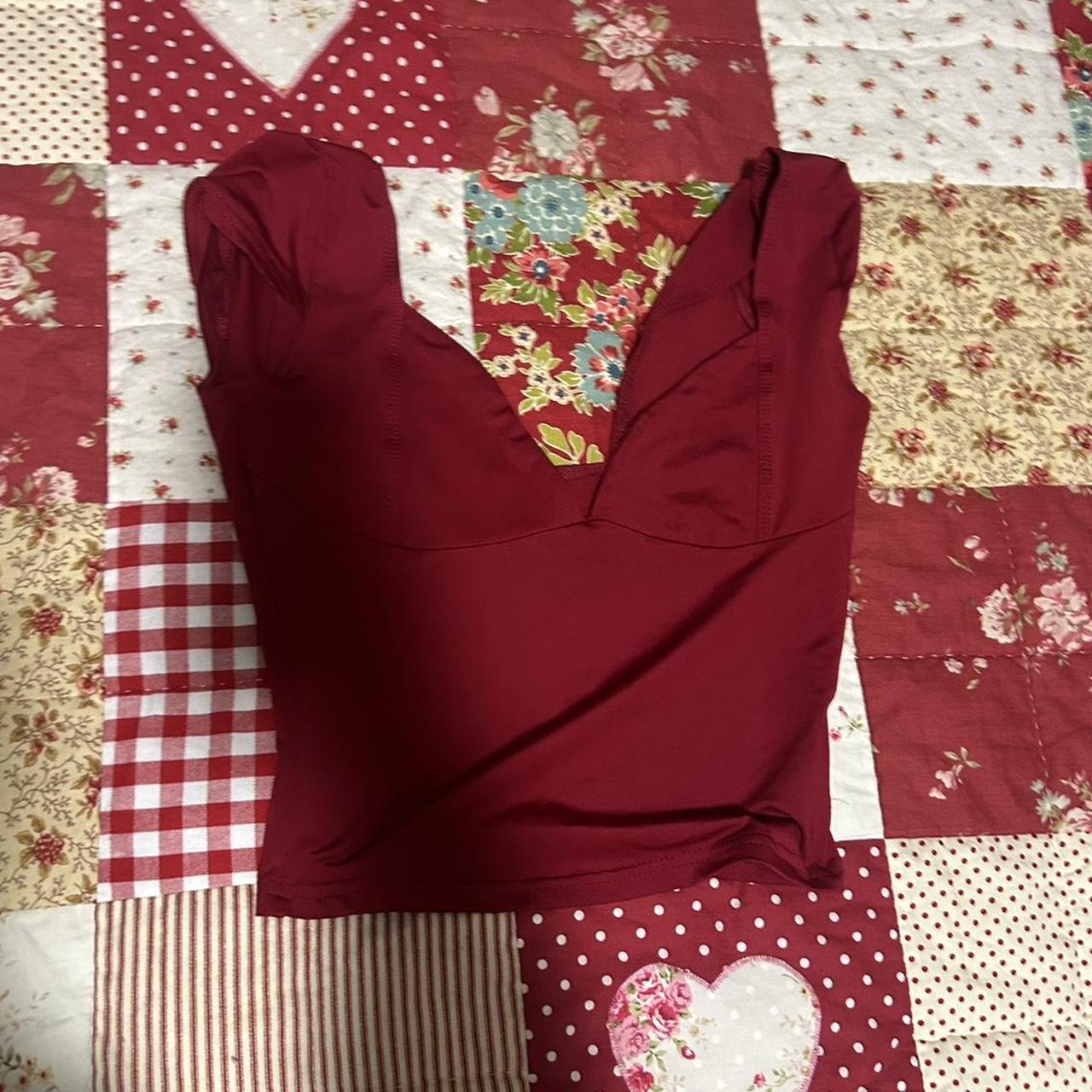 Free people dupe red tight shirt | Depop