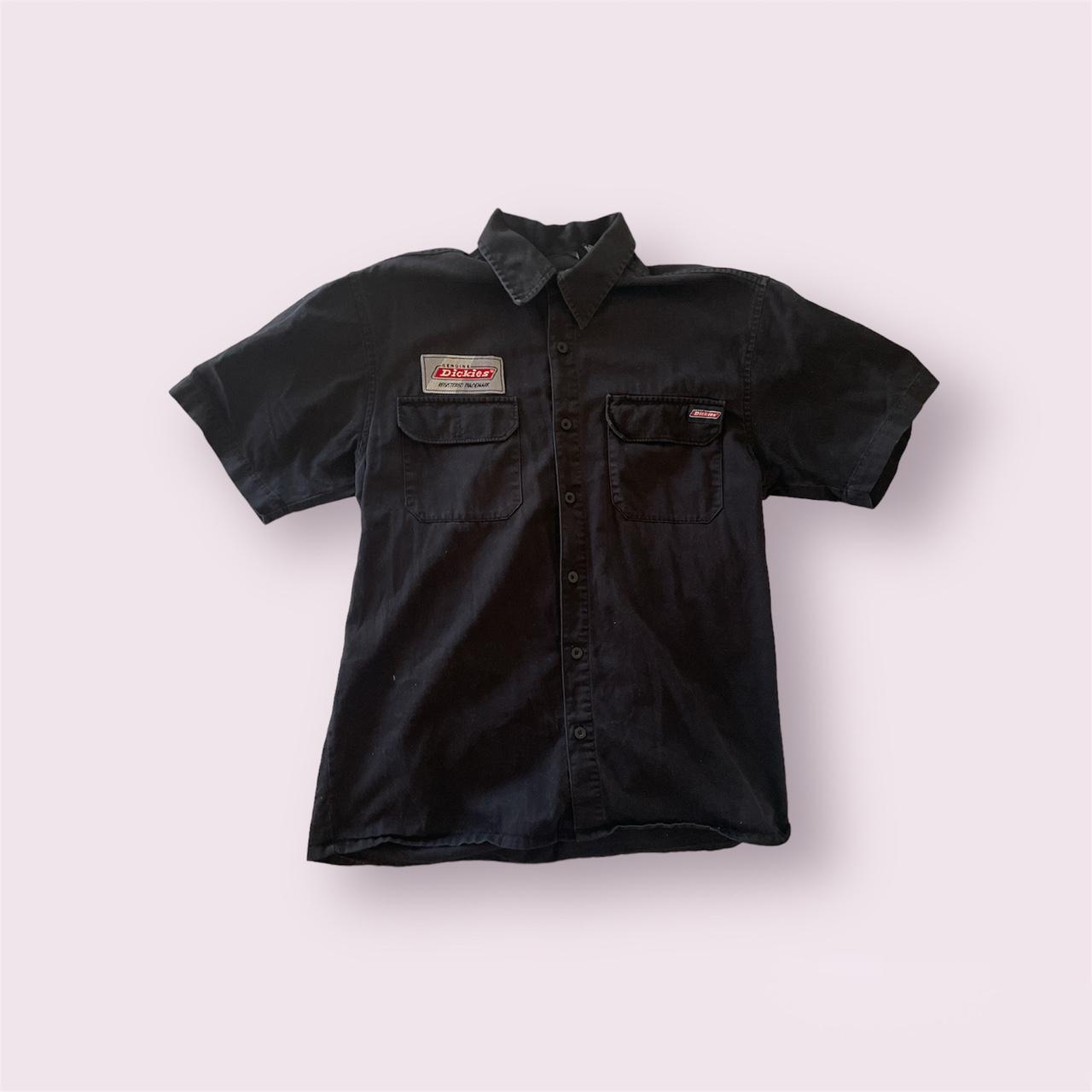 Dickies Button Up Shirt Size M 38 40 Depop