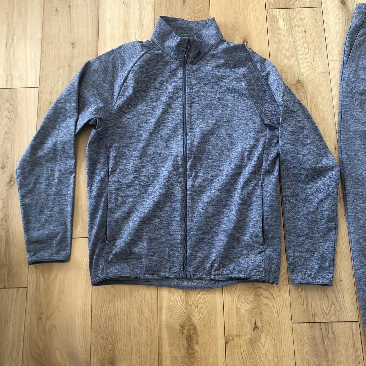 Uniqlo Ultra Light Full Tracksuit Grey Jacket -... - Depop