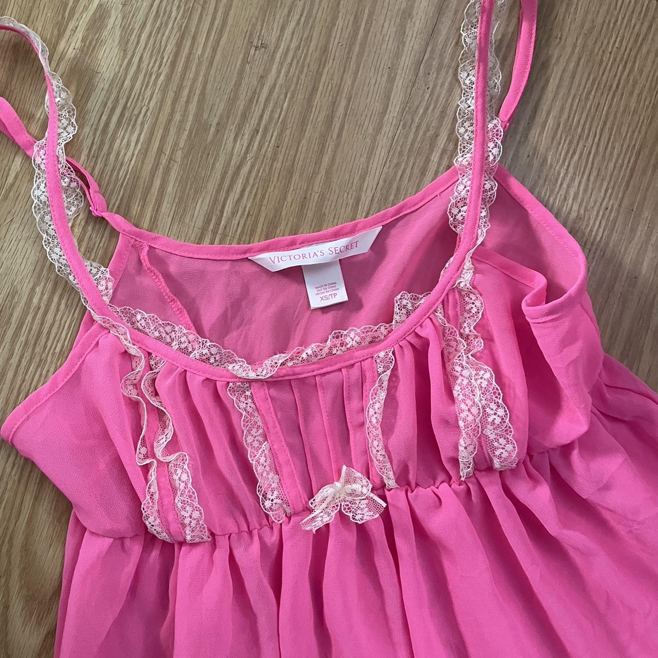 Victoria's Secret Women's Pink Top | Depop