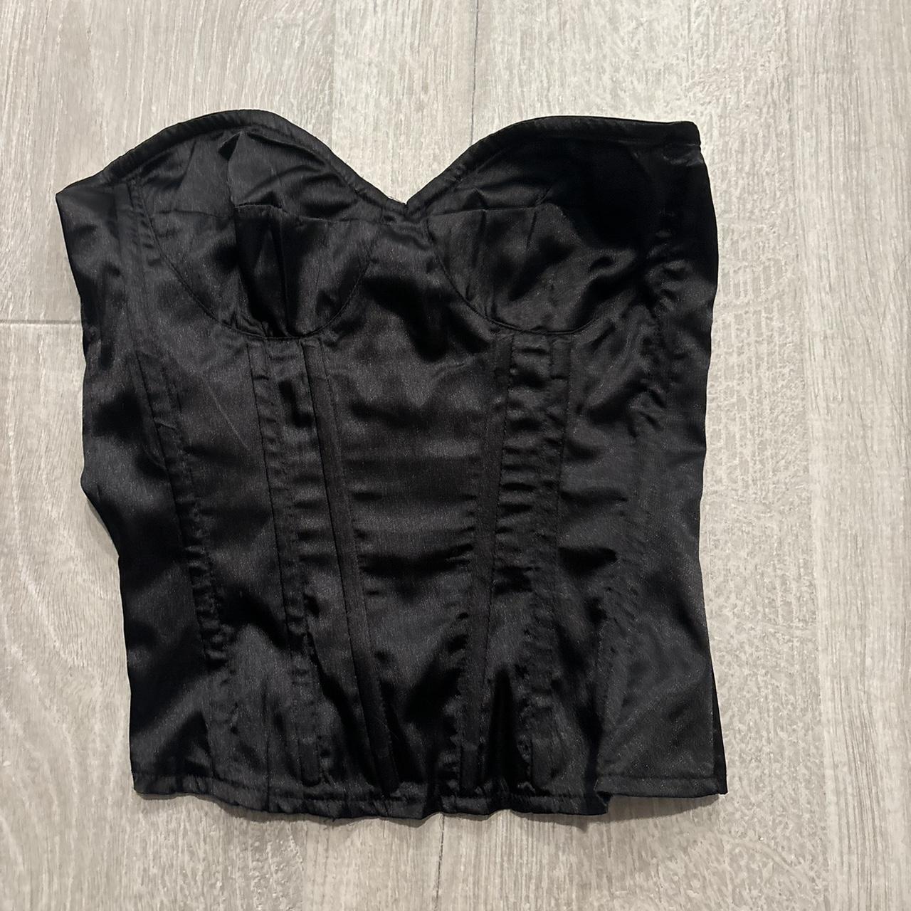 Xs corset top from pretty little thing. Worn once👏... - Depop