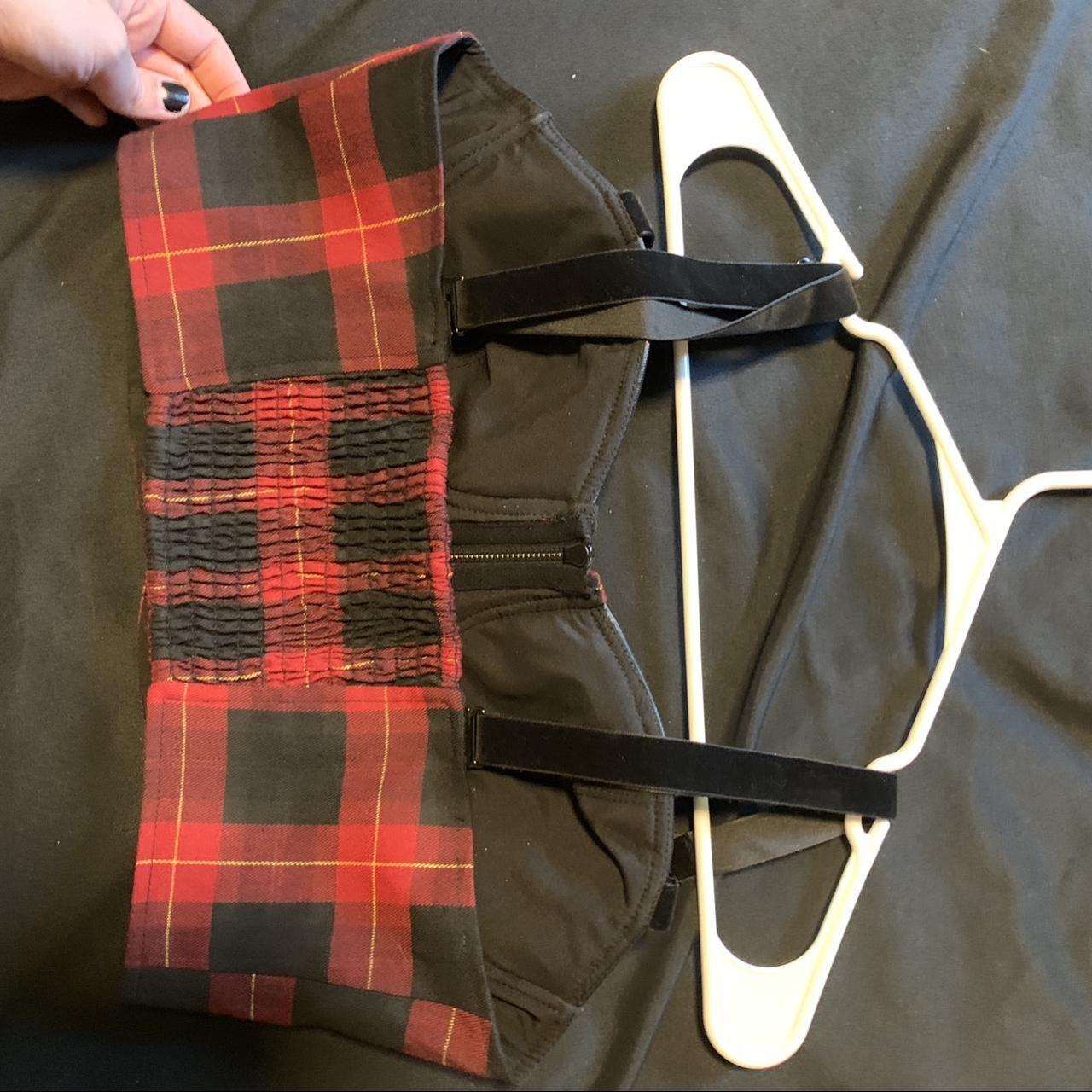 PUNK RAVE Tartan Rebel Crop Top This top enabled me... - Depop