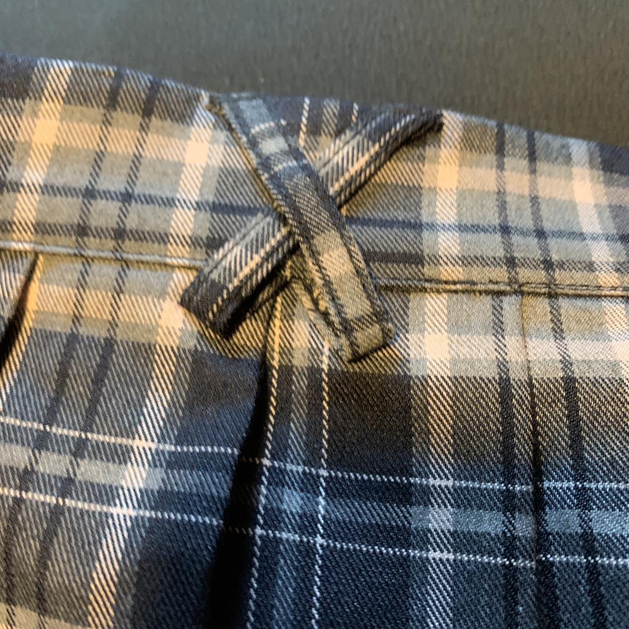 PUNK RAVE Lolita Plaid Tartan Pink and Black Goth... - Depop