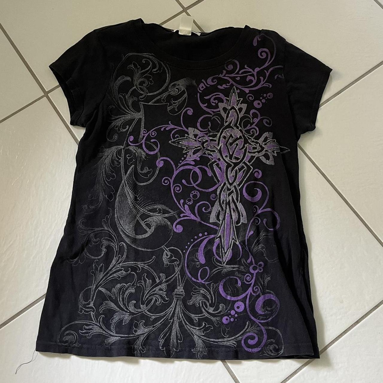 vintage y2k mcbling early 2000s graphic tee reminds... - Depop