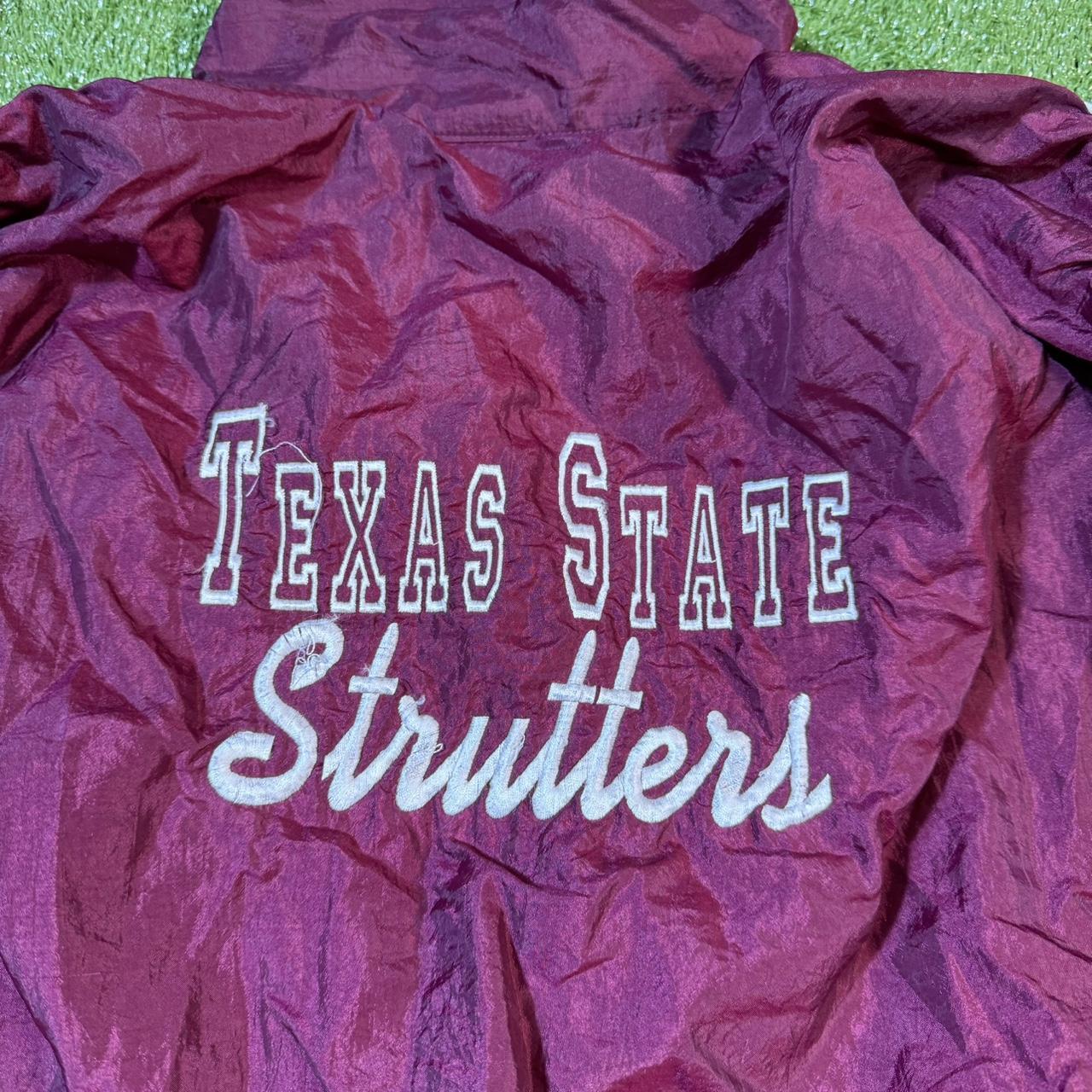 Vintage Texas state strutters windbreaker #TXST... - Depop