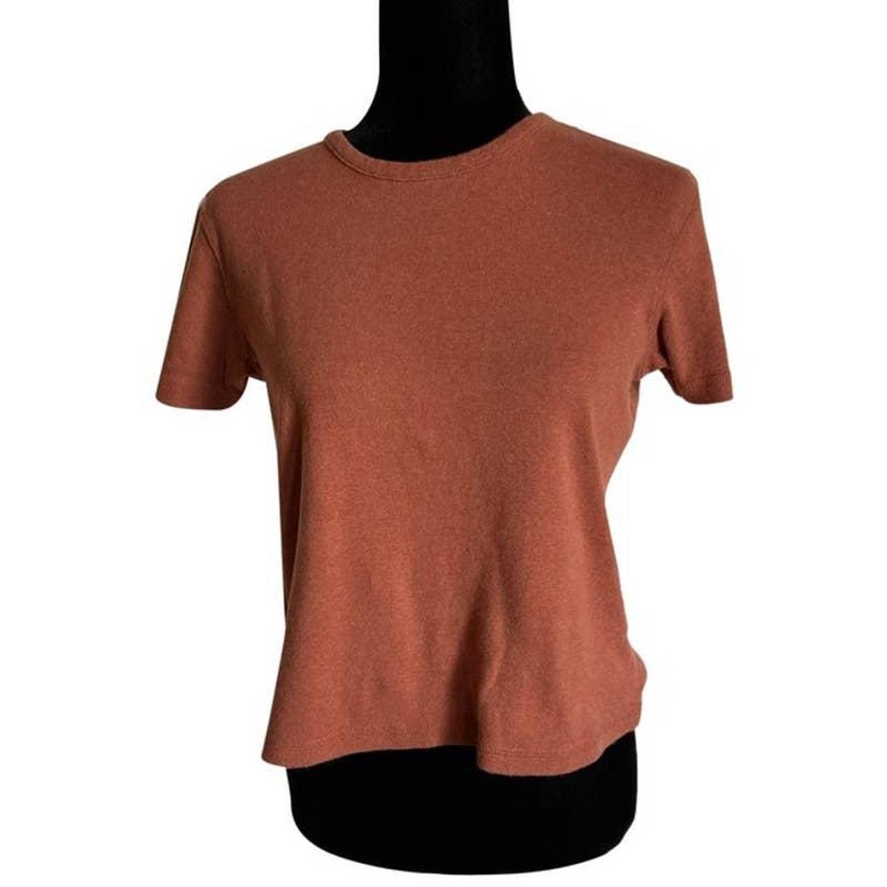 Liz Claiborne 90s Knit Rust Colored Top Small... - Depop