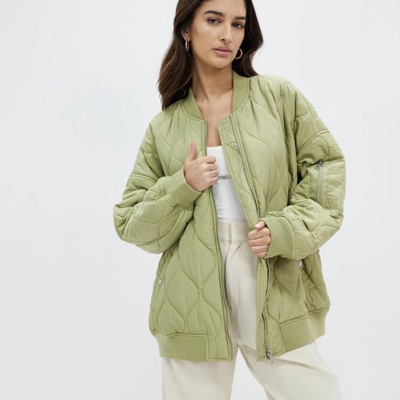 Quilted cloud jacket Bought for $180 Size 10 -... - Depop