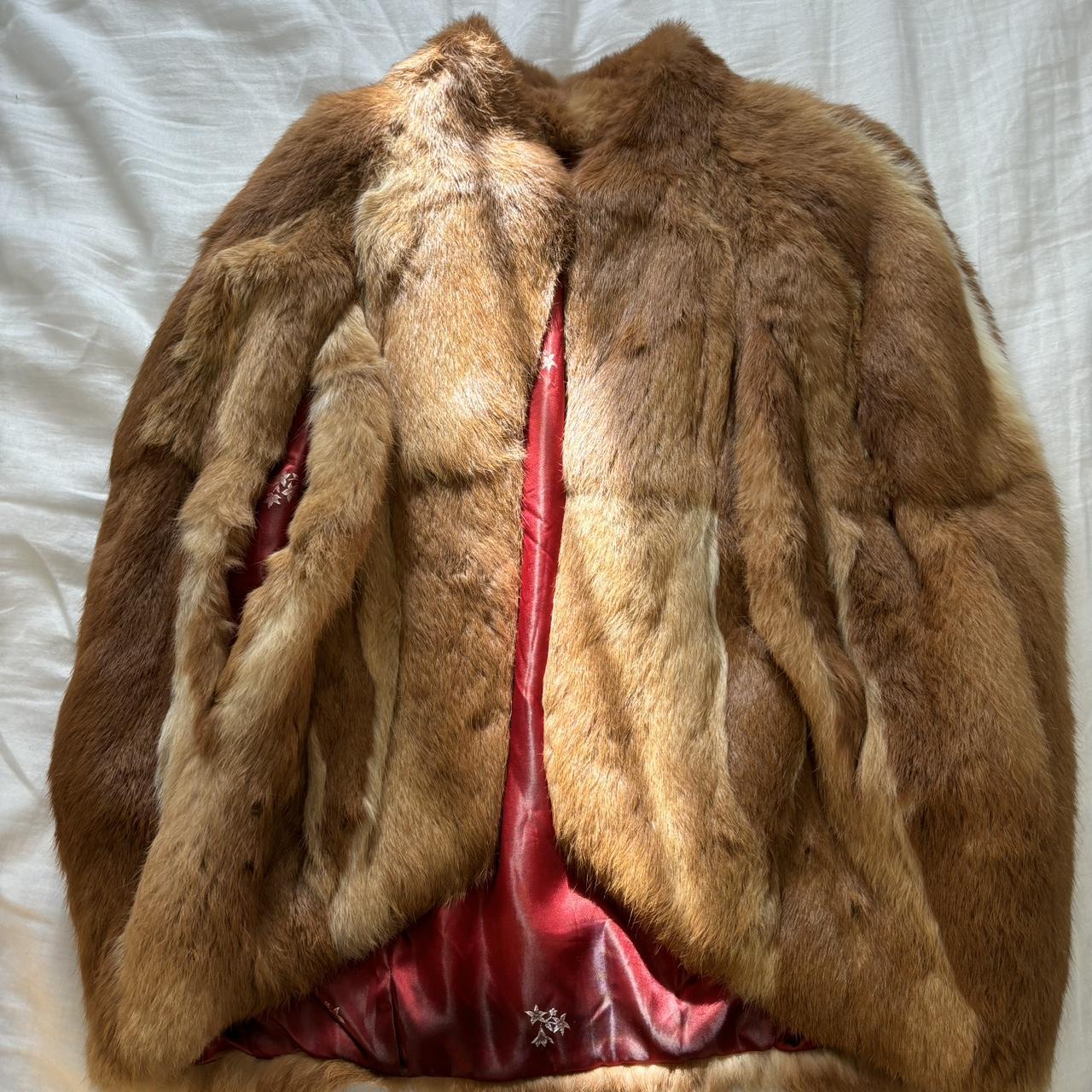 •Real Rabbit Fur Coat •An Overseas Item •Never worn - Depop