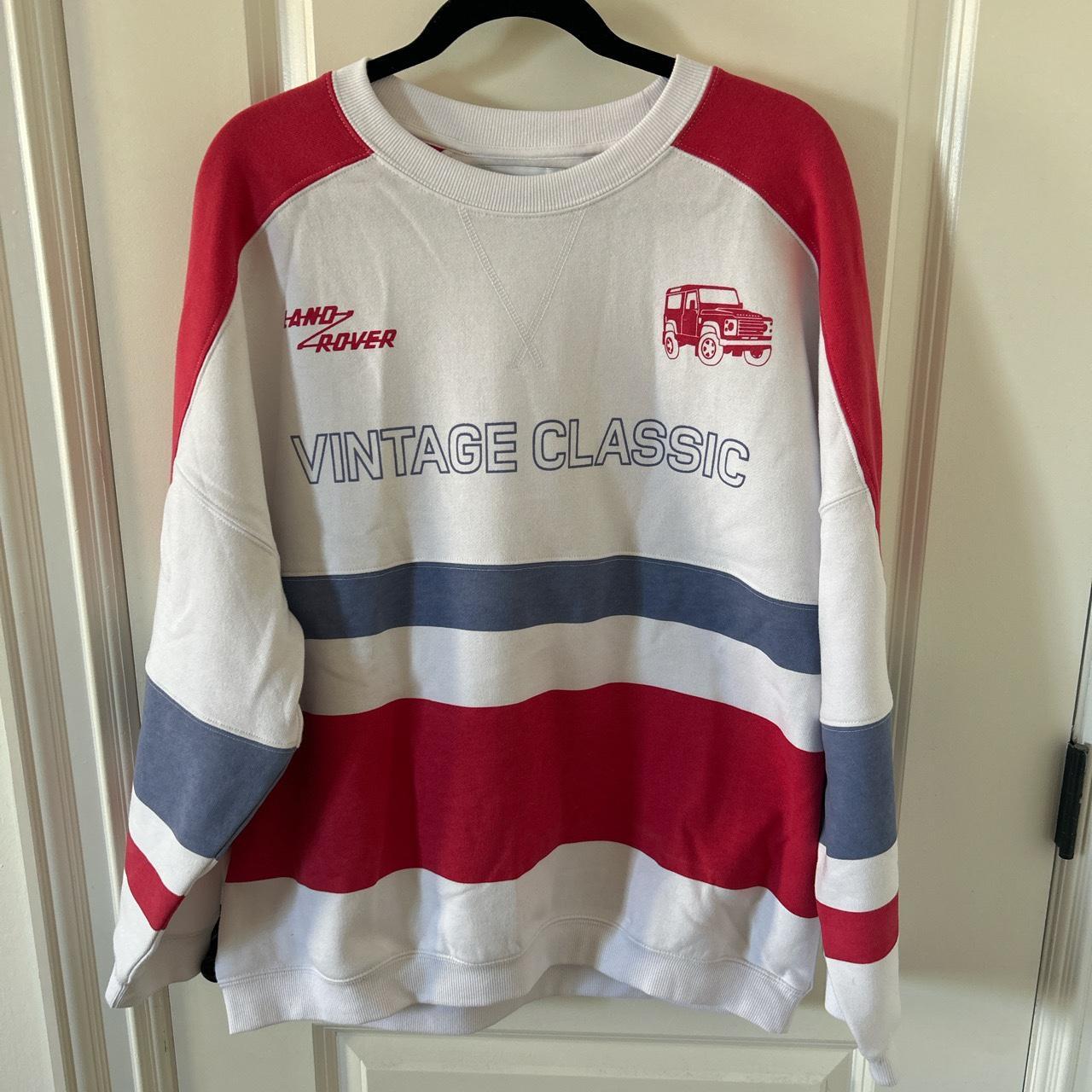 PacSun Vintage Land Rover Classic Crewneck... - Depop