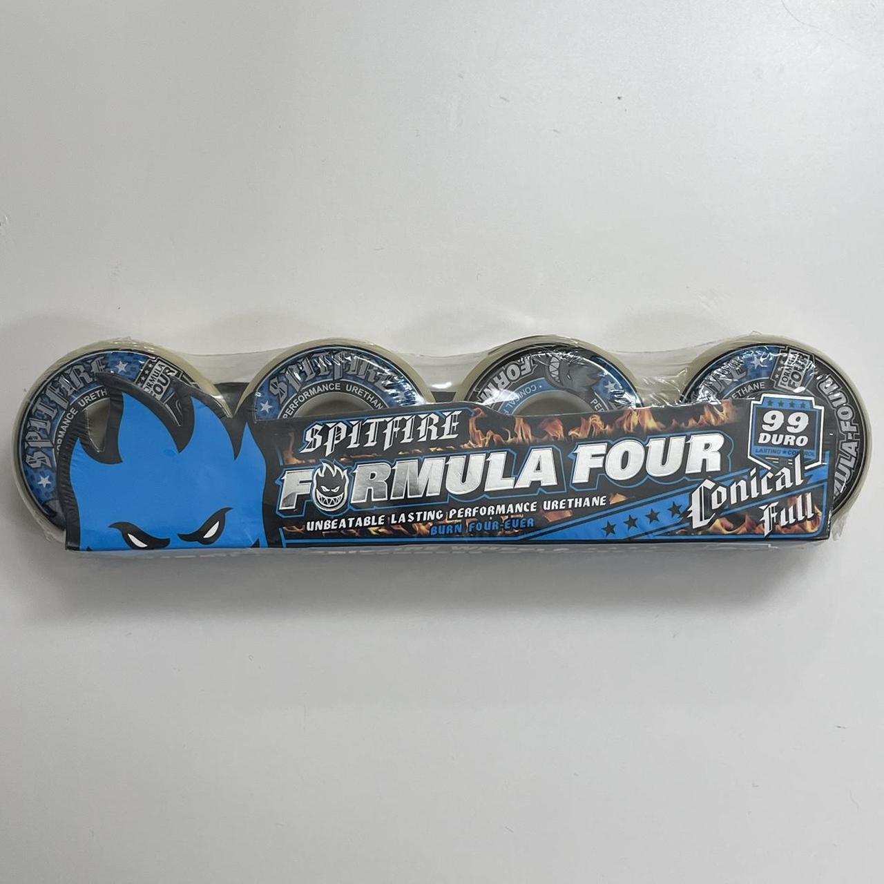 Spitfire Formula Four Blue Conical Full Skateboard... - Depop