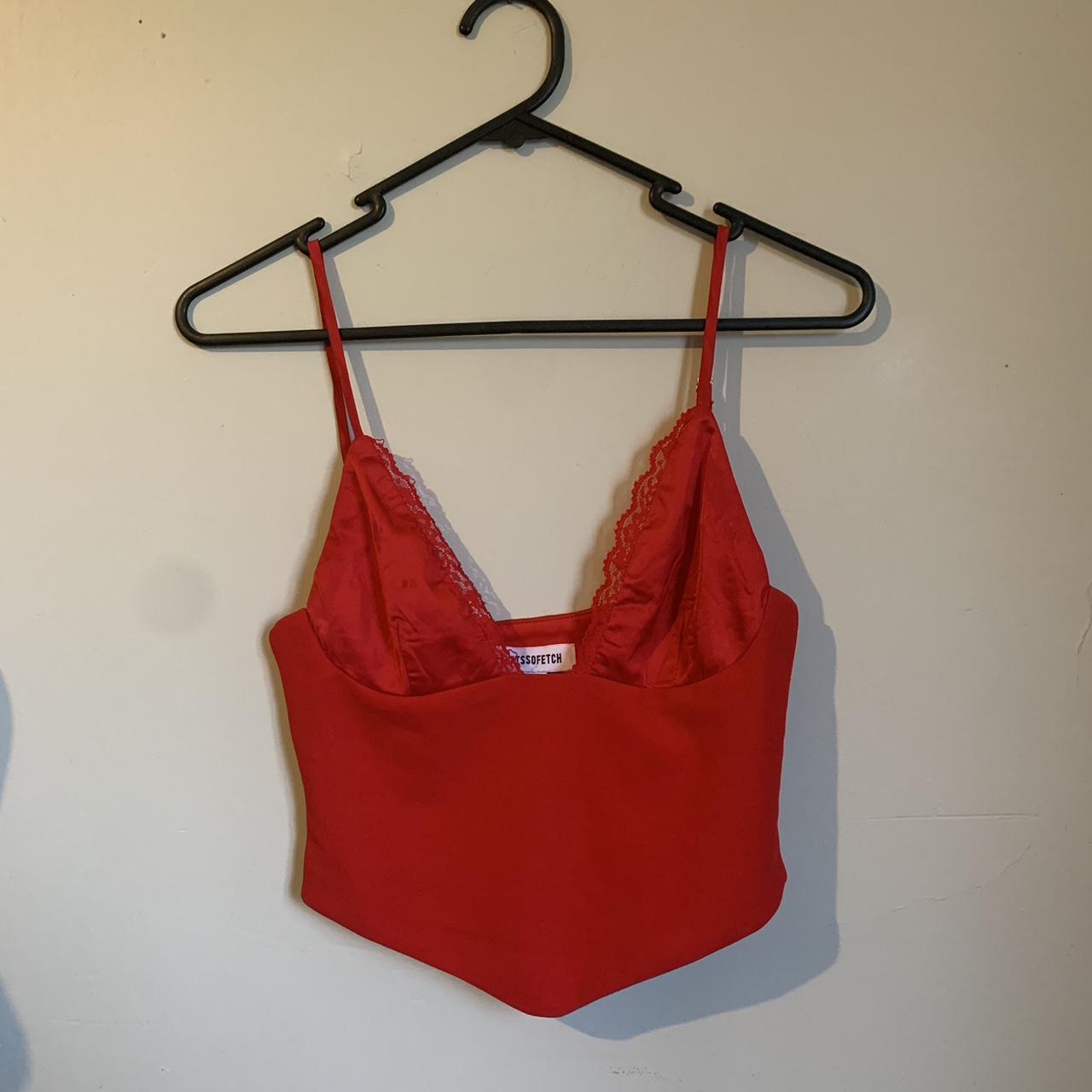 Cute little red top from thatssofetch. Tried on only... - Depop