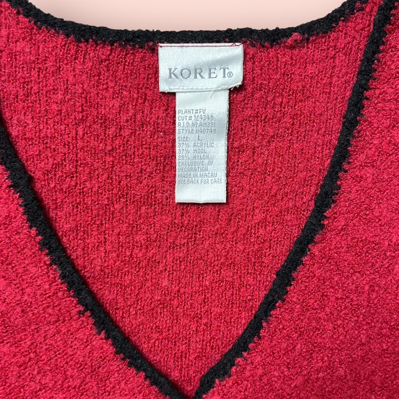 Vintage Koret Rose Embroidered Vest Description:... - Depop