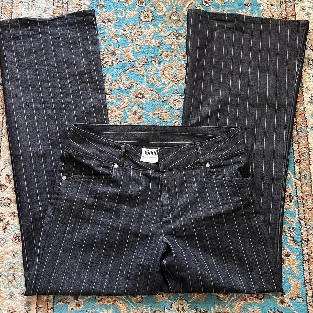 pinstripe old glassons jeans. i’m so sad to see... - Depop