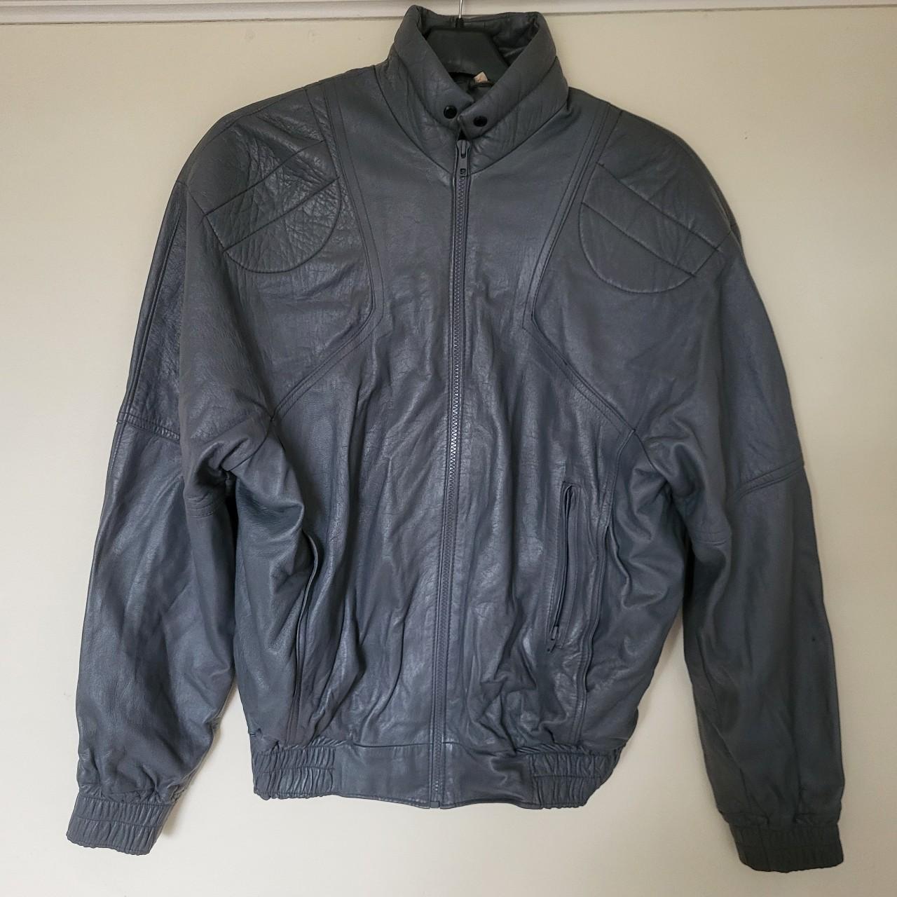 Vintage leather jacket Marnik. Made In Cyprus. Great... | Depop