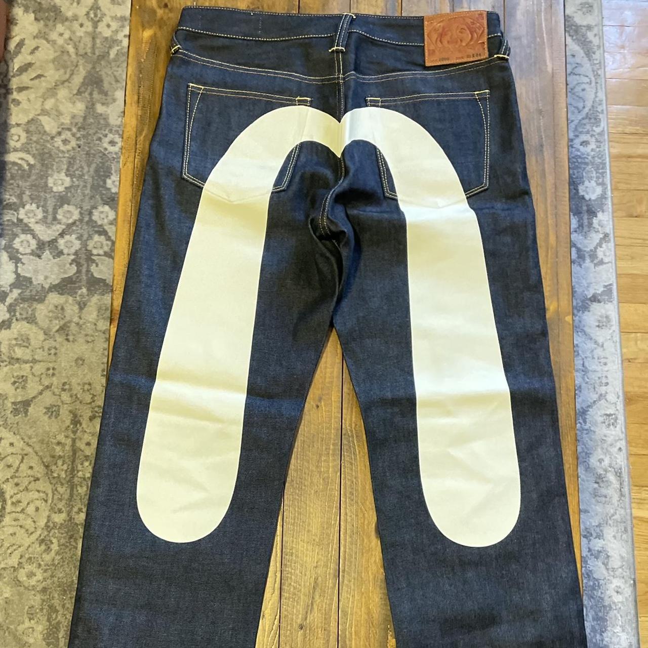 Evisu Daicock Print Baggy Jeans Tagged size 31,... - Depop