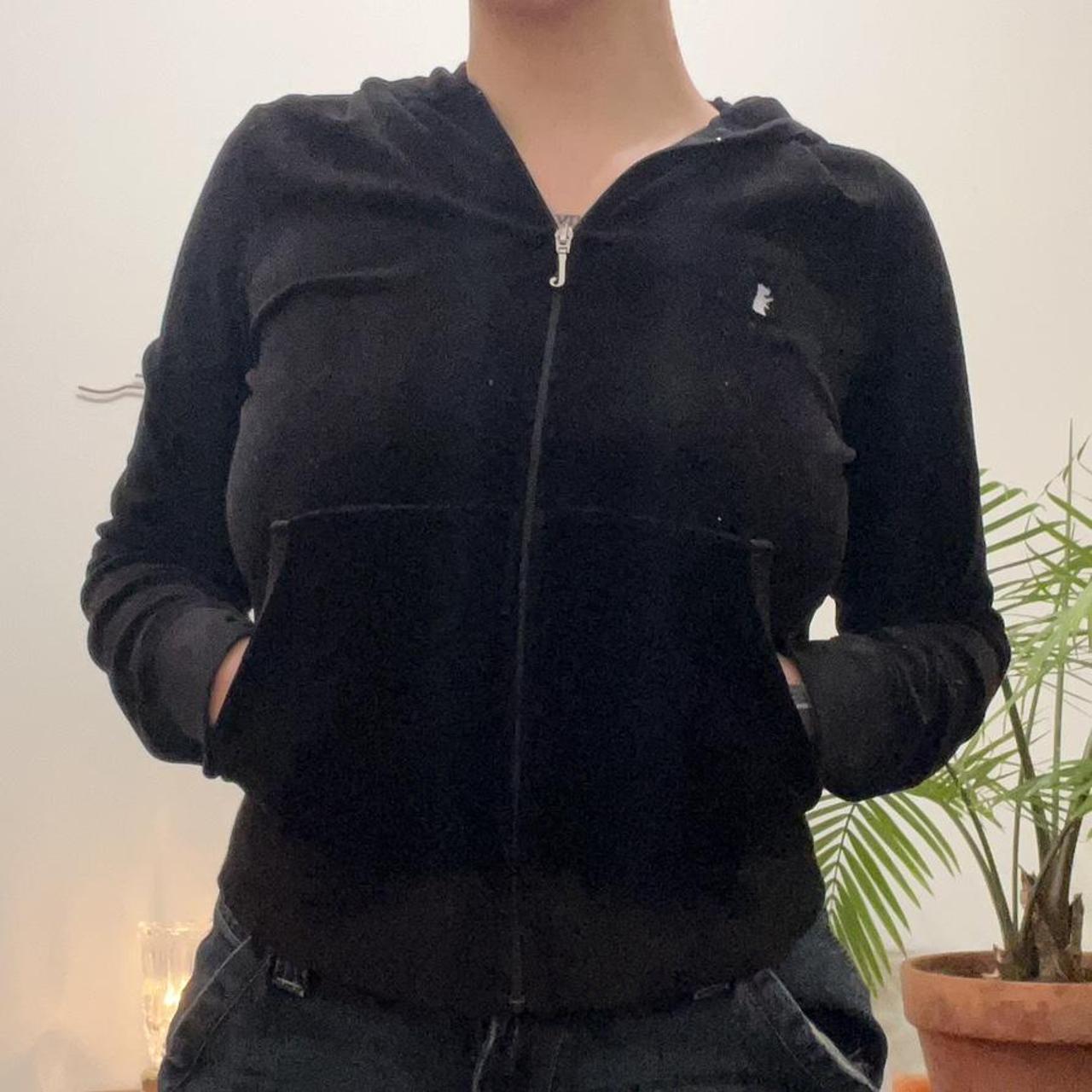 Juicy Couture Zip up velour jacket . In good... - Depop