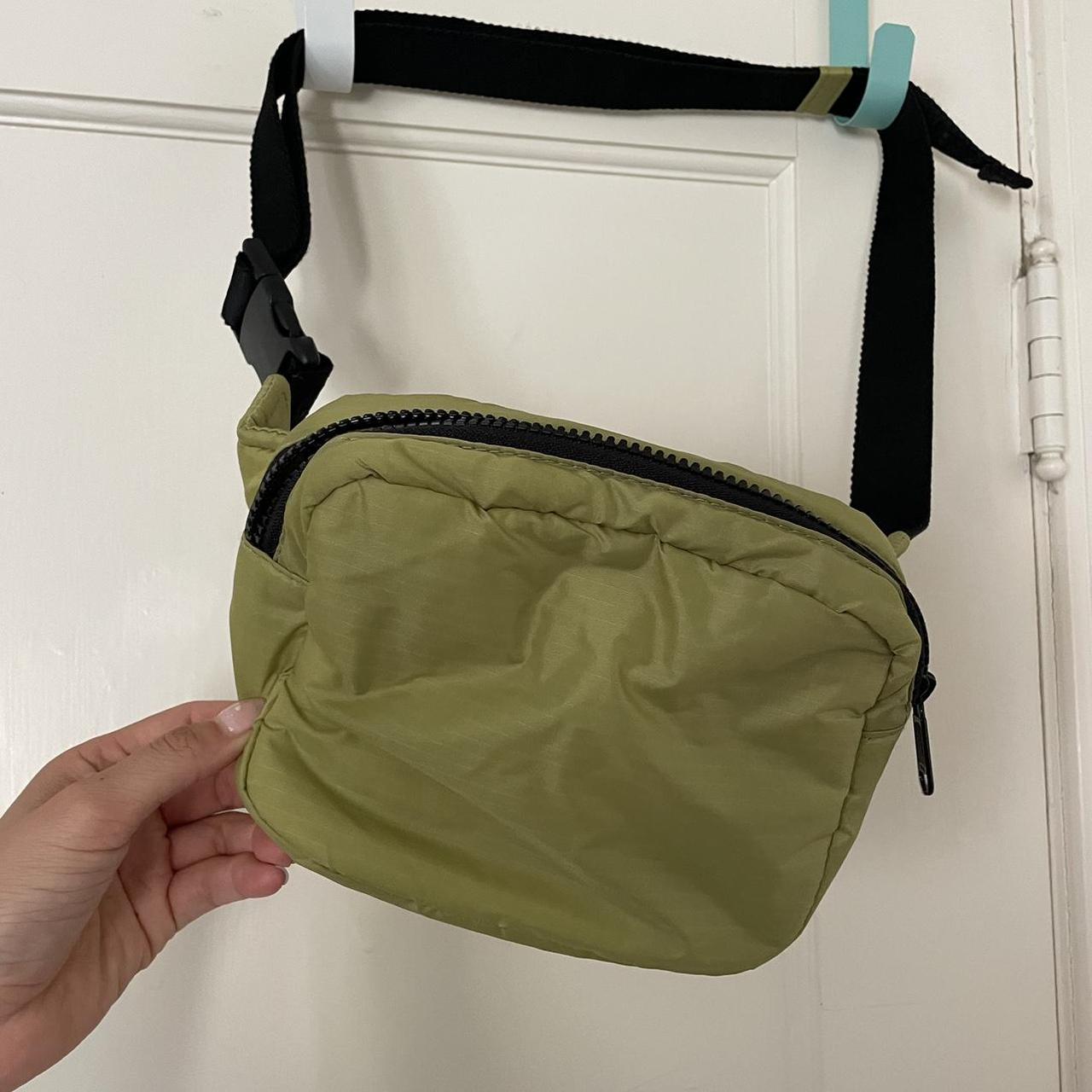 FREE SHIPPING baggu puffy fanny pack in pistachio!... - Depop