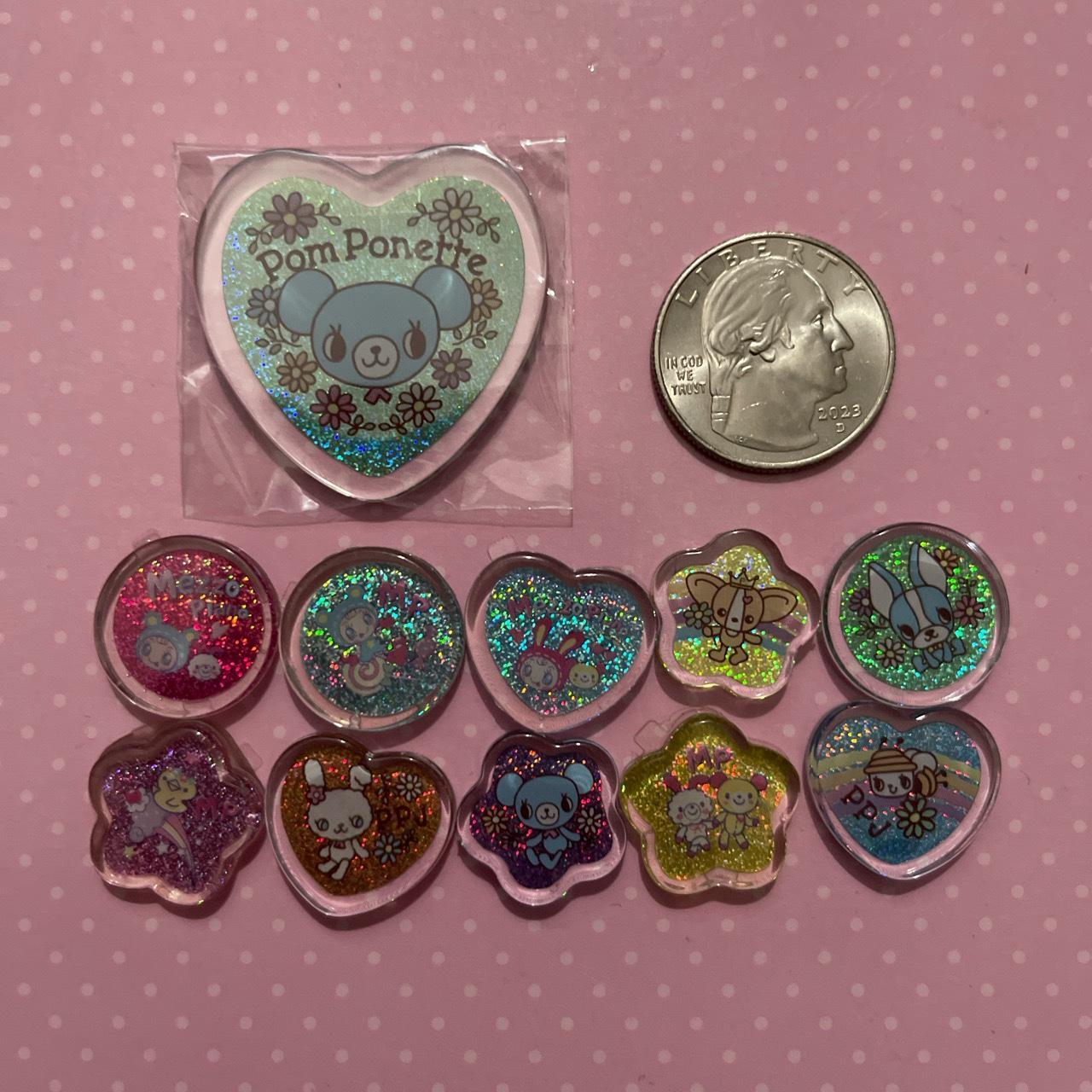 pom ponette and mezzo piano marble stickers imported... - Depop