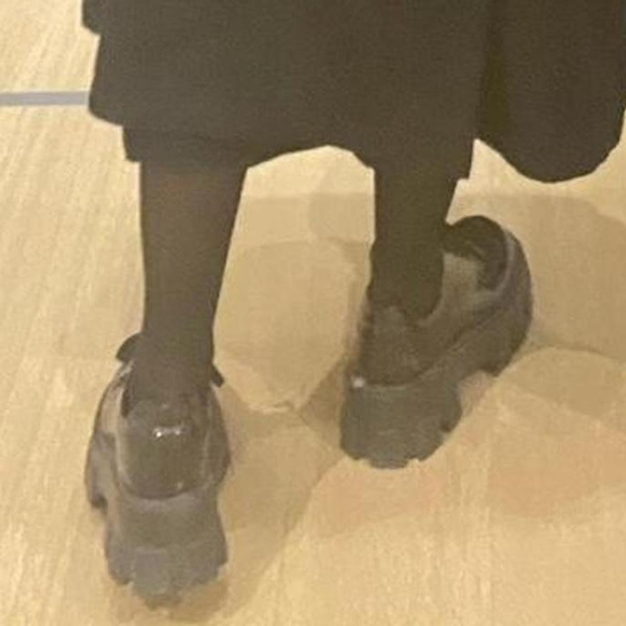 Princess Polly faux patent leather platform Mia... - Depop