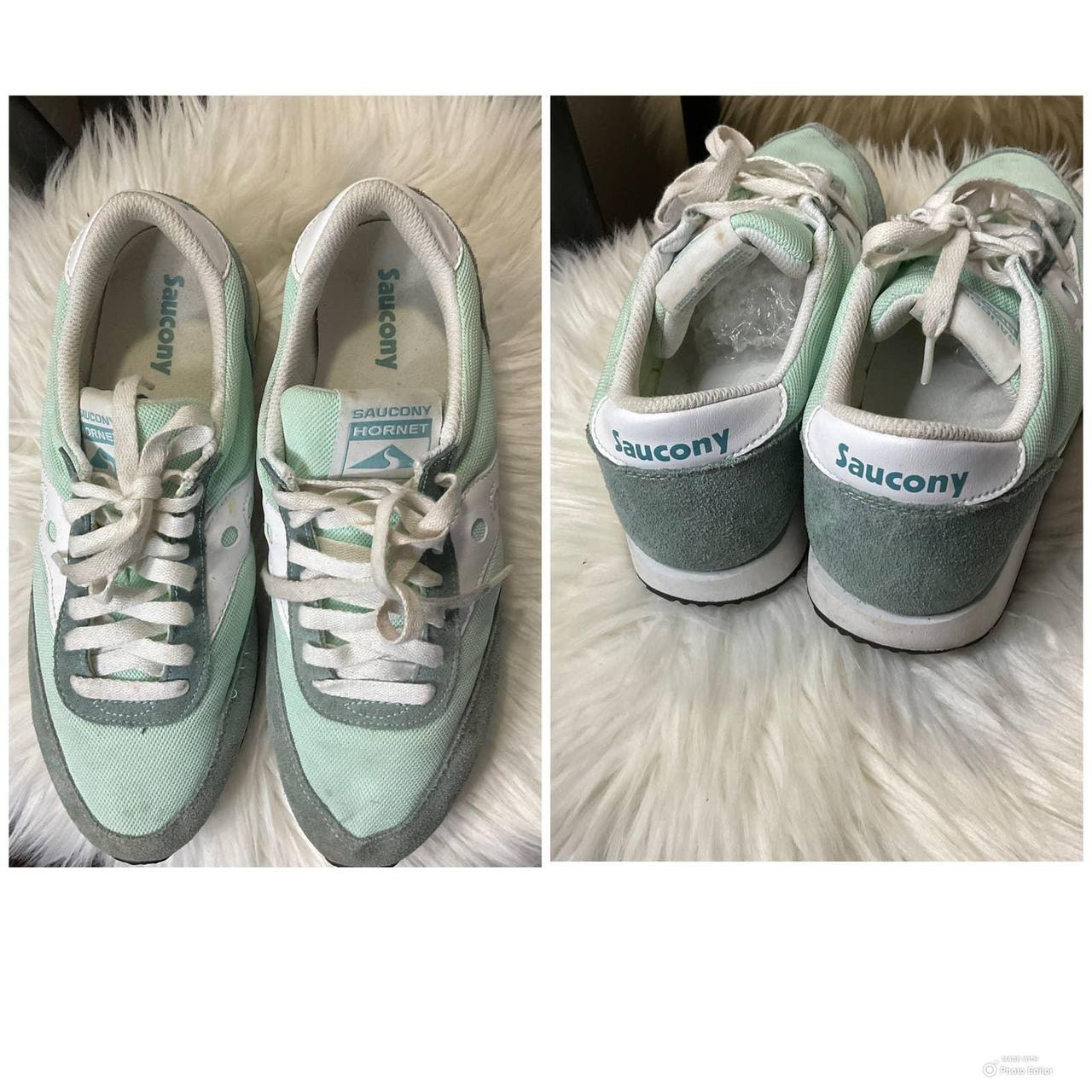 Brand Saucony Color light green Size US 8.5 UK. Depop