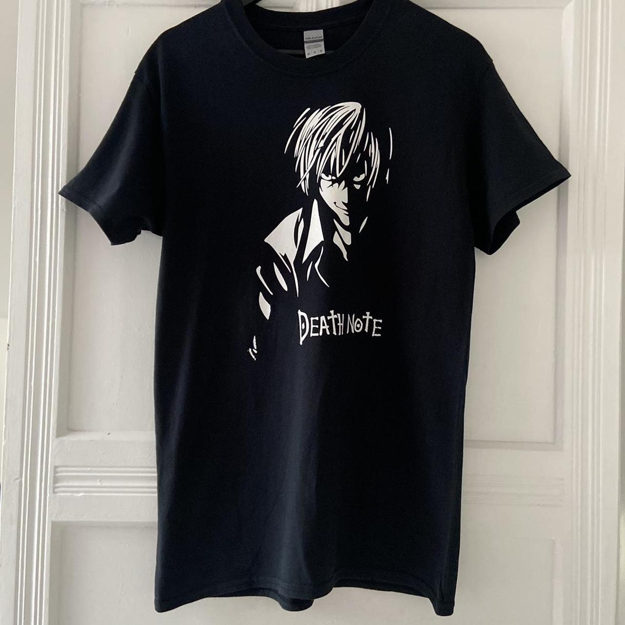 Light Yagami Death Note Black and White... - Depop