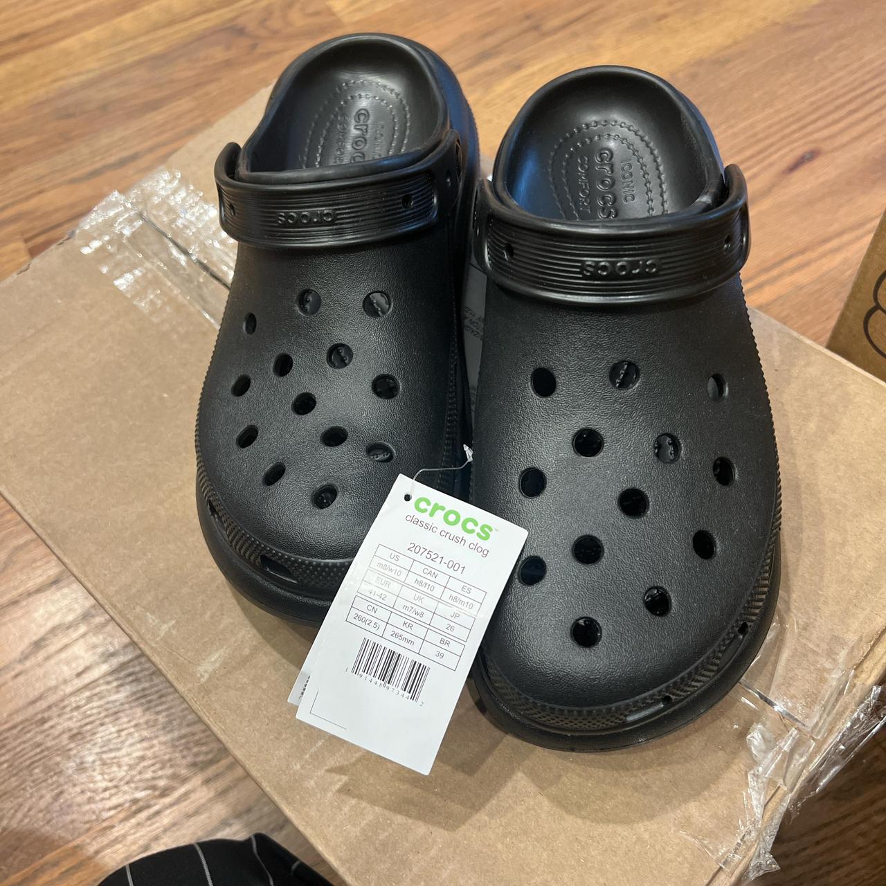 NEW WITH TAG! Platform Crocs, very cute and trendy.... - Depop